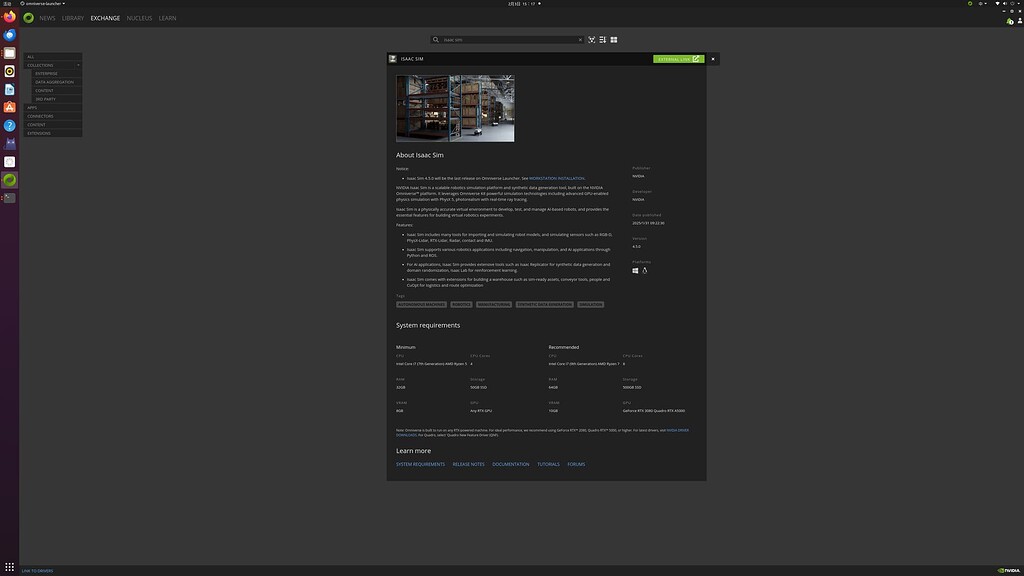 omniverse launcher中无法直接安装isaac sim - Isaac Sim - NVIDIA 开发者论坛