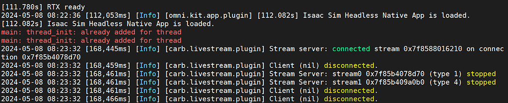 Failed to connect Isaac sim with Omniverse Streaming Client； - Isaac Sim - NVIDIA 开发者论坛