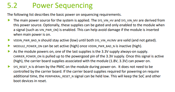 Orin power sequence - Jetson 开发者专区 - NVIDIA 开发者论坛